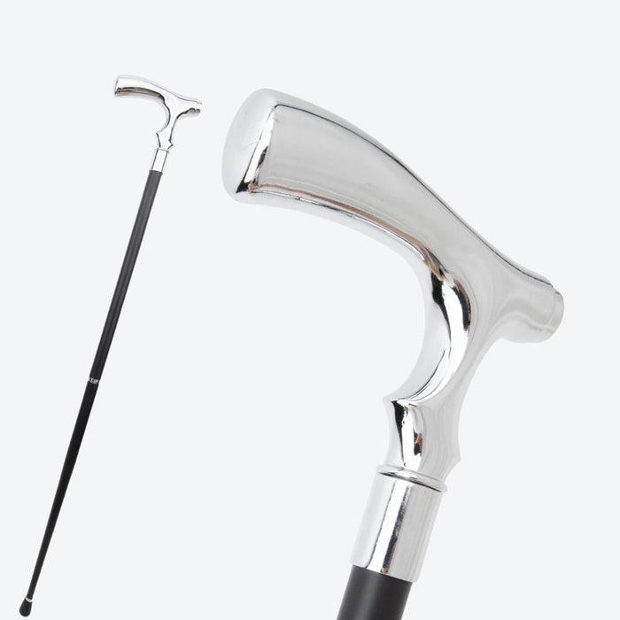 Bengala Prateada Clássica Báculo do Clérigo